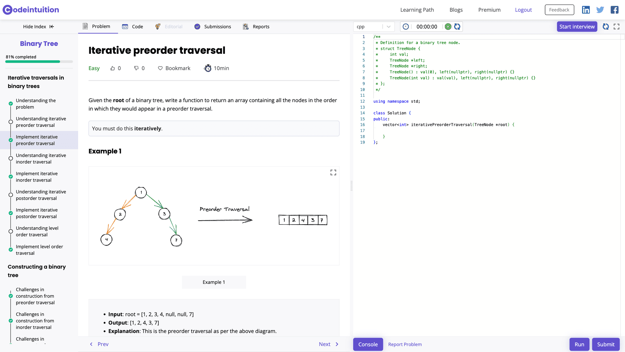 Codeintuition | Structured Learning Path for Data Structures and Algorithms