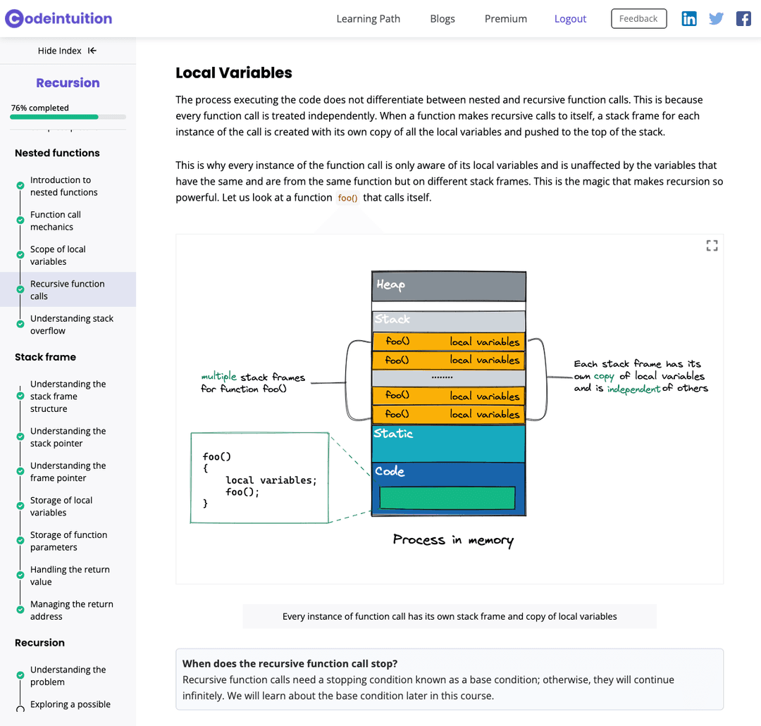 Codeintuition | Intuitive Courses on Data Structures and Algorithms